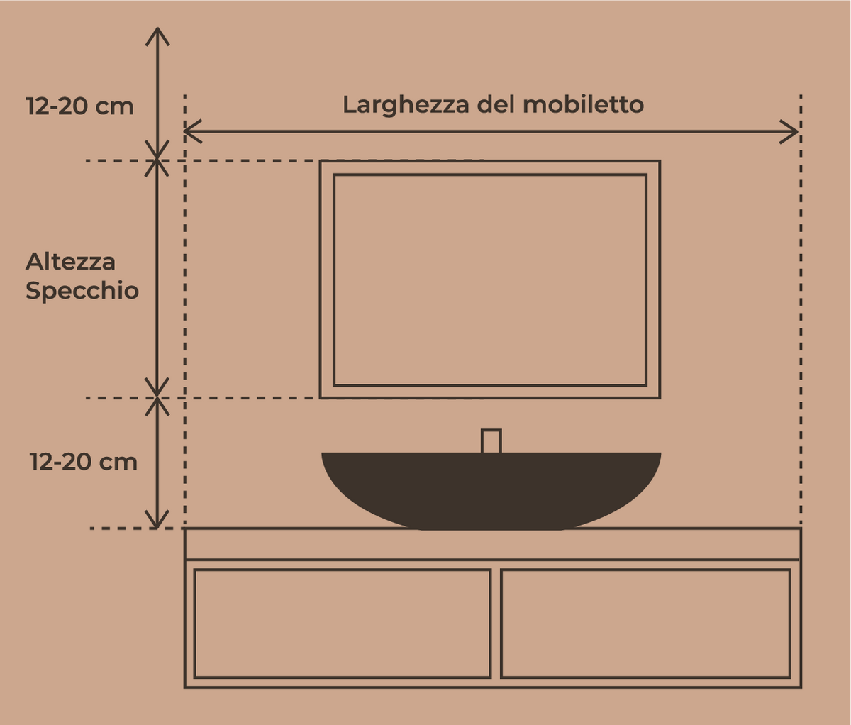 Bold: Specchio rettangolare con cornice da parete | Eye Am Design